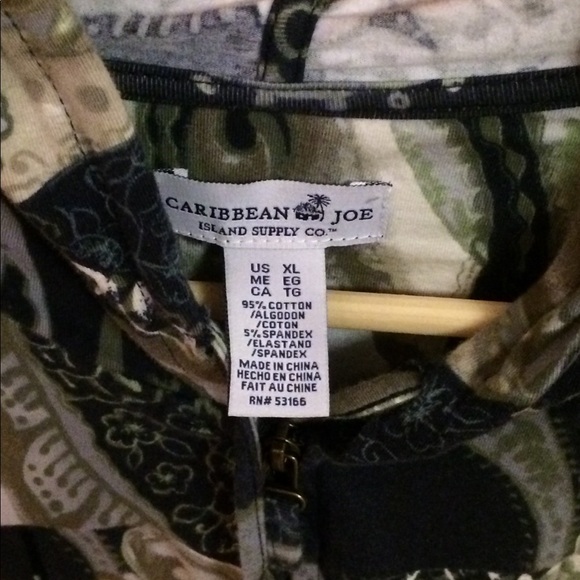 Caribbean Joe | Tops | Xl Caribbean Joe Hoodie | Poshmark